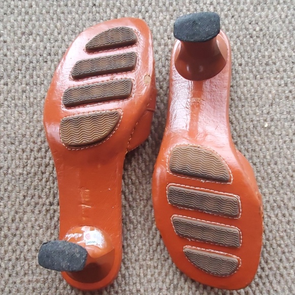 udom agg | Shoes | Udom Agg Open Back Open Toe High Heel Sandals | Poshmark